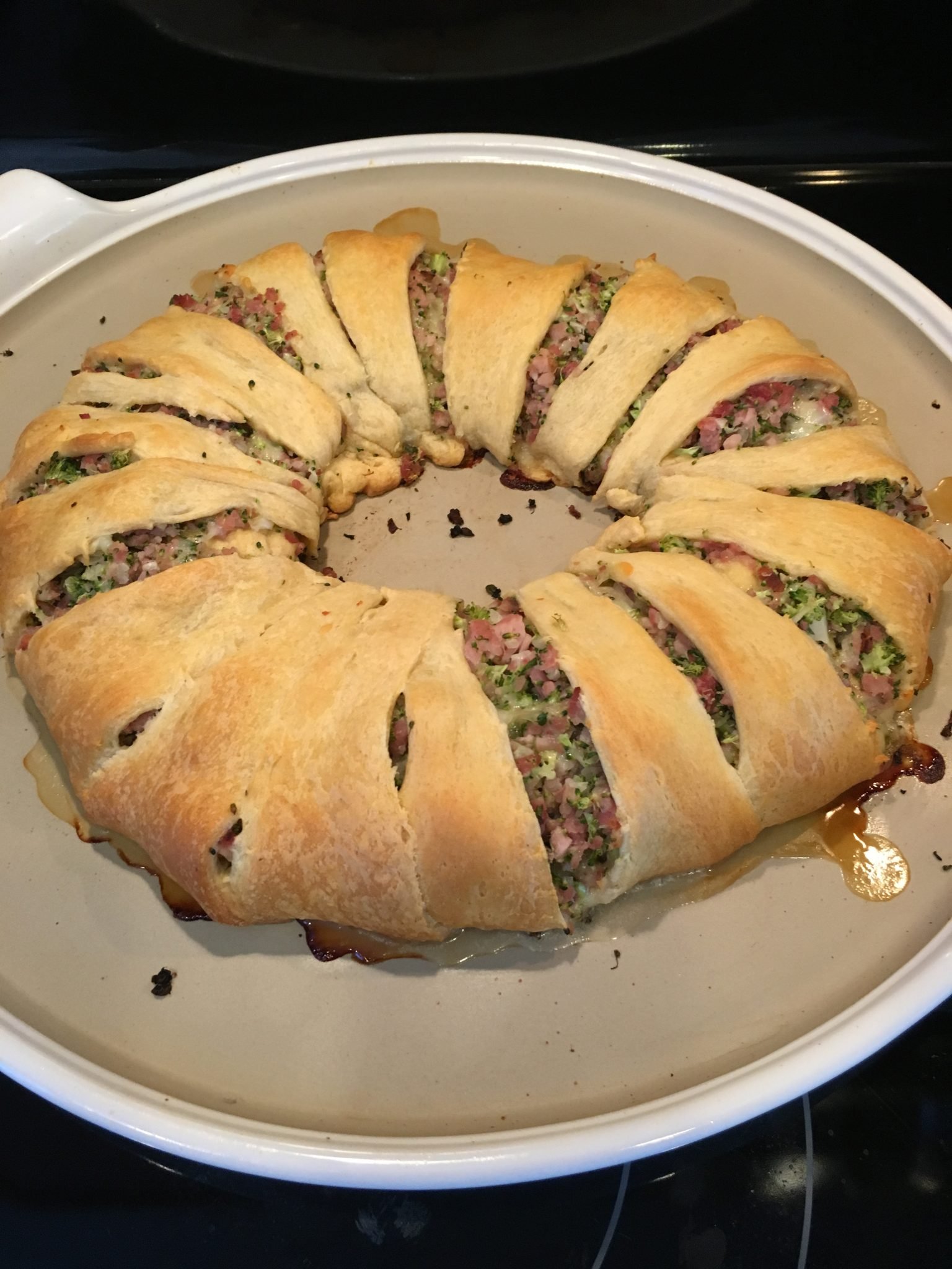 Ham and Broccoli Ring - Appalachian Cooks
